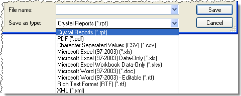 How to Export a Report to a File