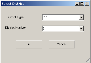 Report: Precinct List for District
